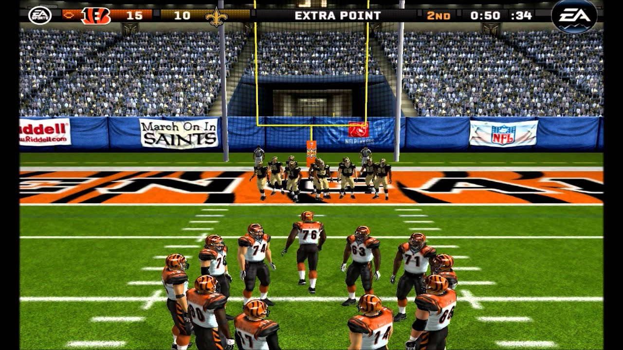 Madden NFL 2008 Super Bowl XLV: Bengals vs. Saints - YouTube
