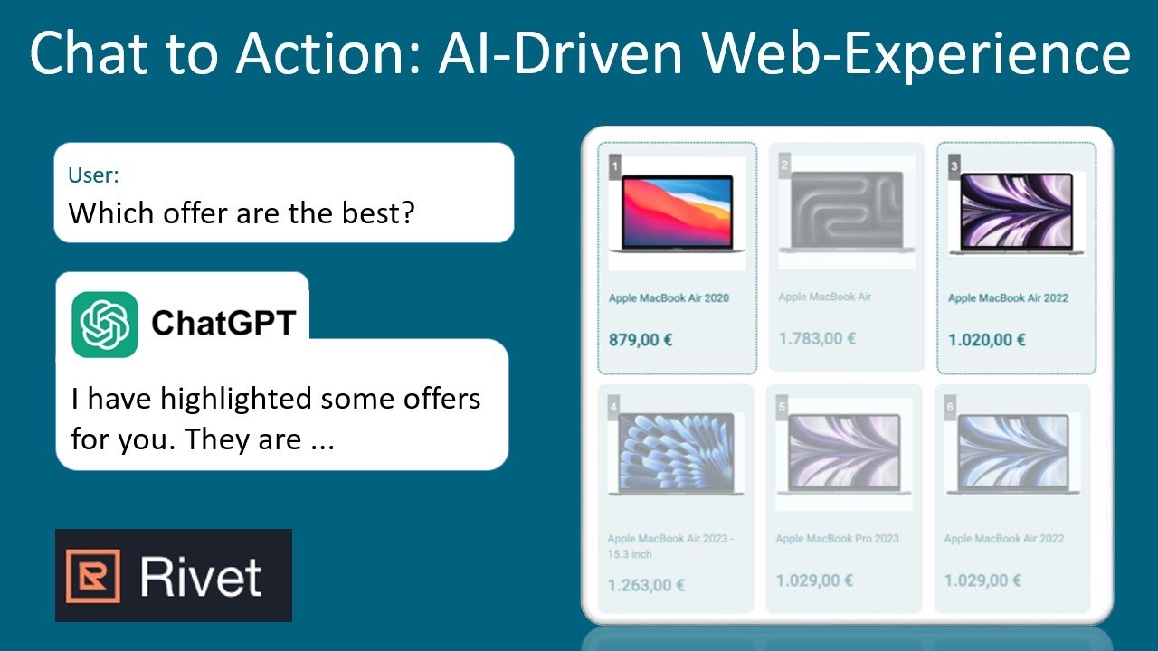 Rivet: Break Free from Chat: AI-Powered Interactivity on Websites - Low ...