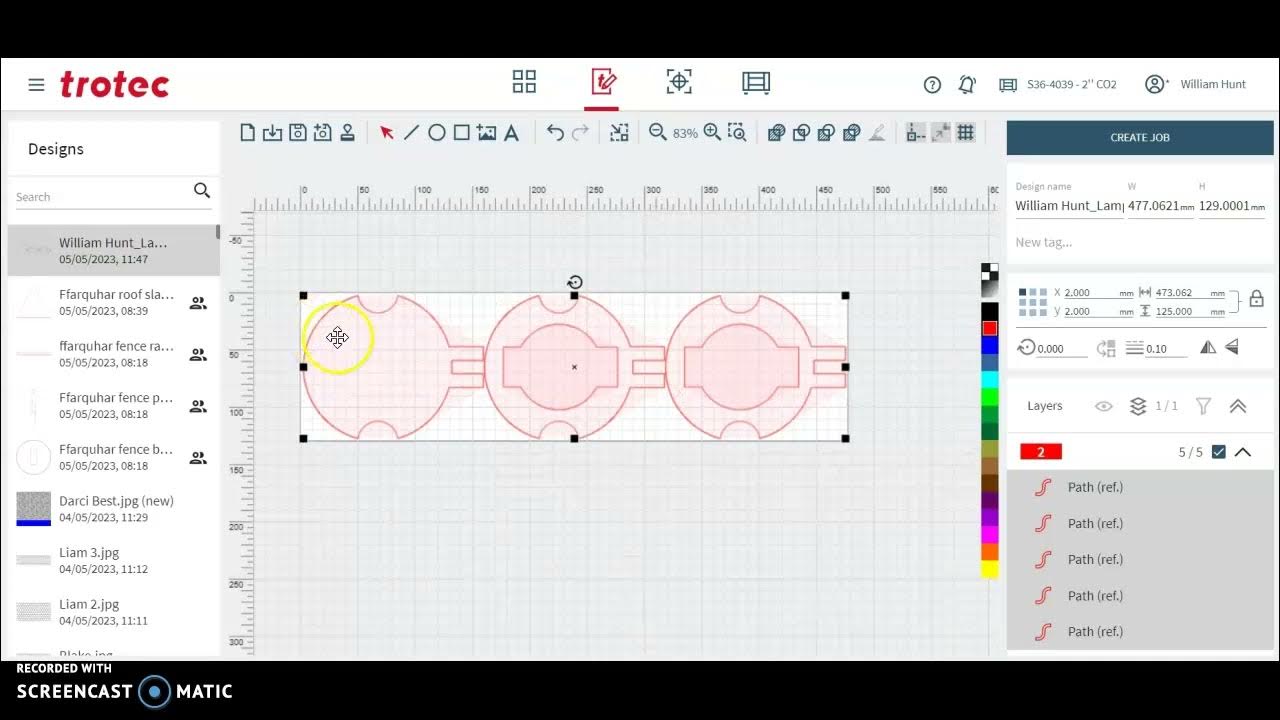 Fusion 360 to Trotec Ruby for laser cutting - YouTube