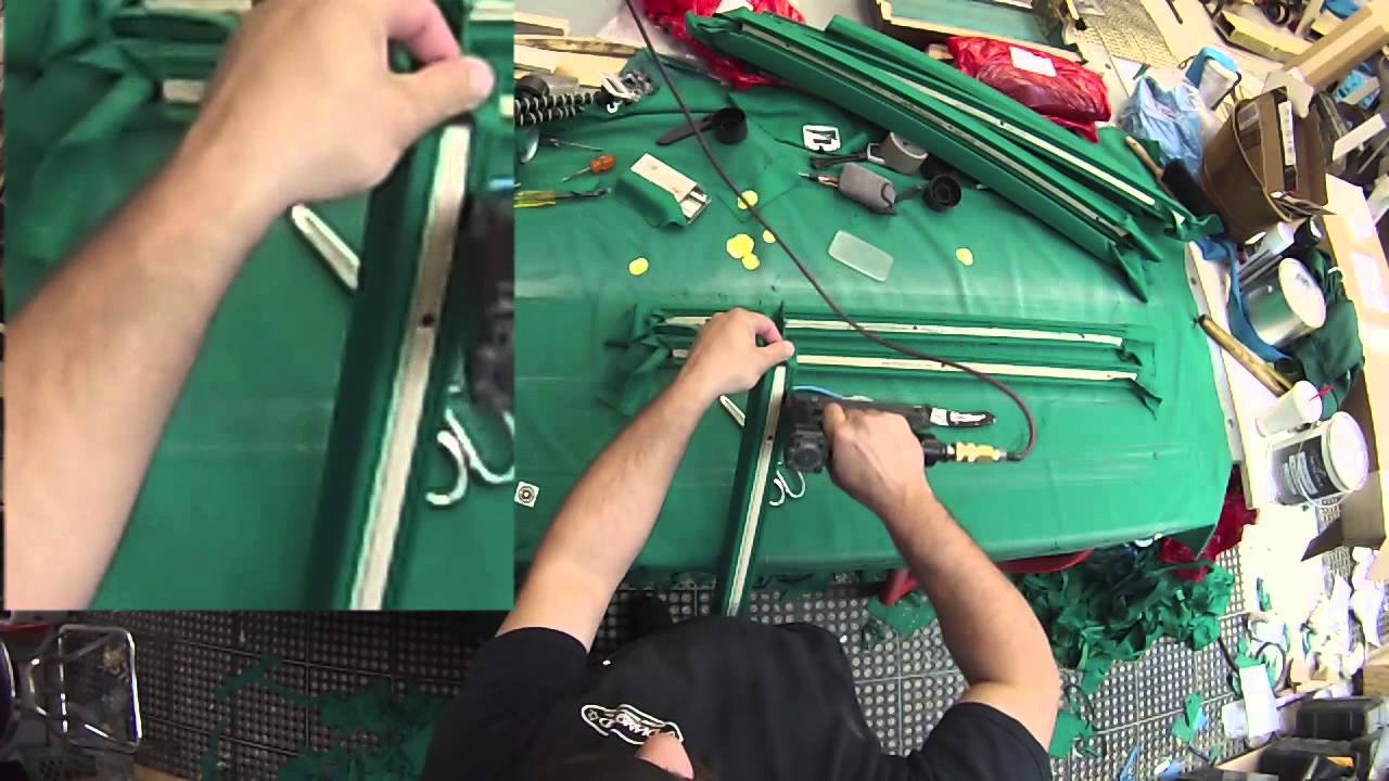 Covering a new set of Ridgeback bar rails - YouTube