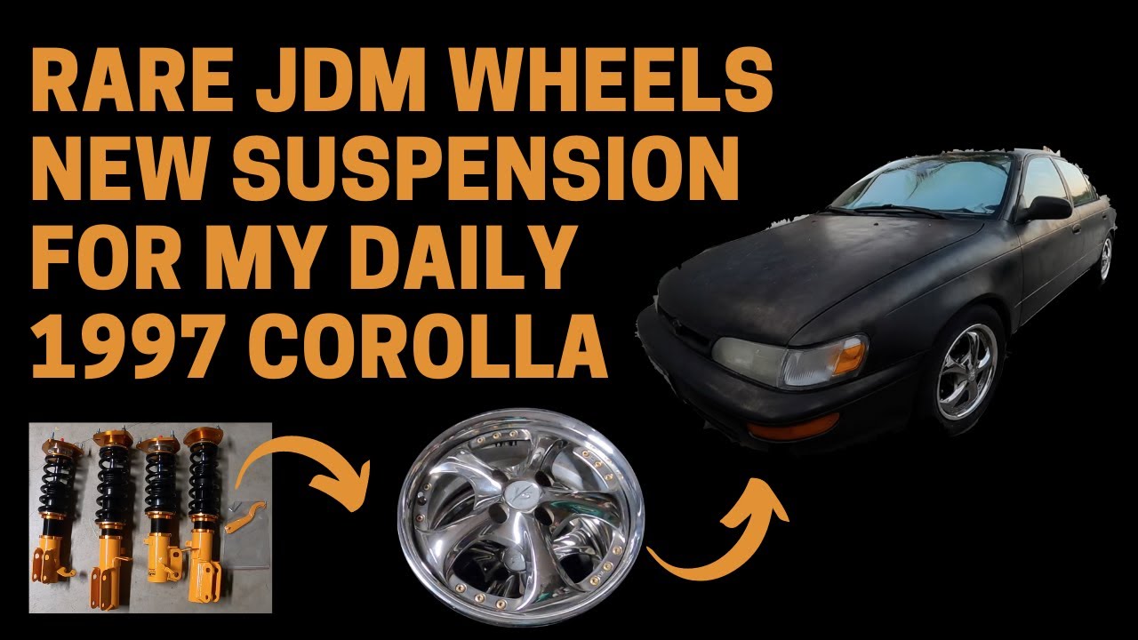 Buying Rare JDM Wheels & New suspension for my daily 1997 Corolla - YouTube