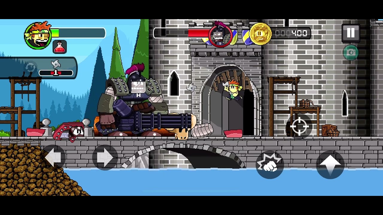 Dan The Man Walkthrough Gameplay Boss Battle Stage 8-1-3 - YouTube