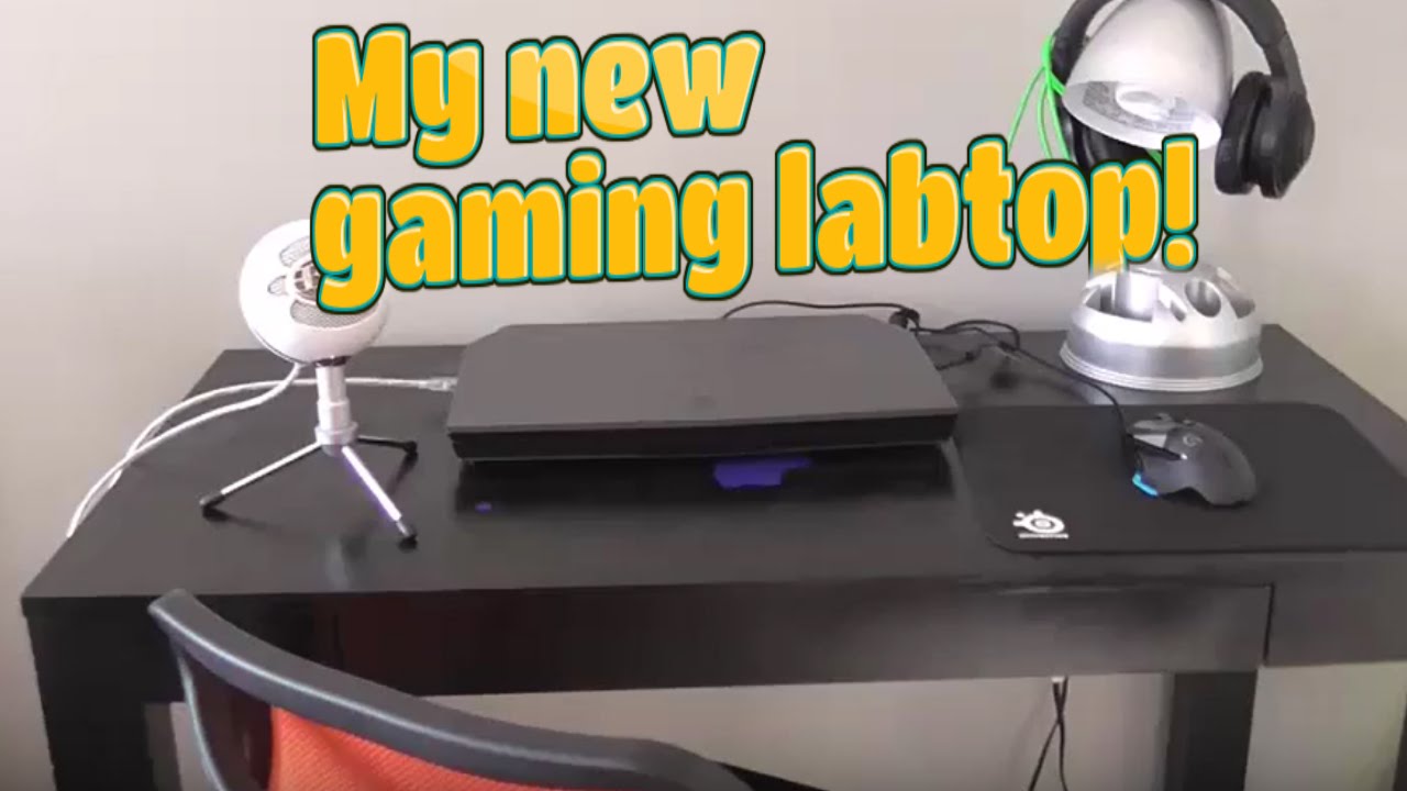My new gaming labtop/and gaming setup! (alienware 15 r2) - YouTube