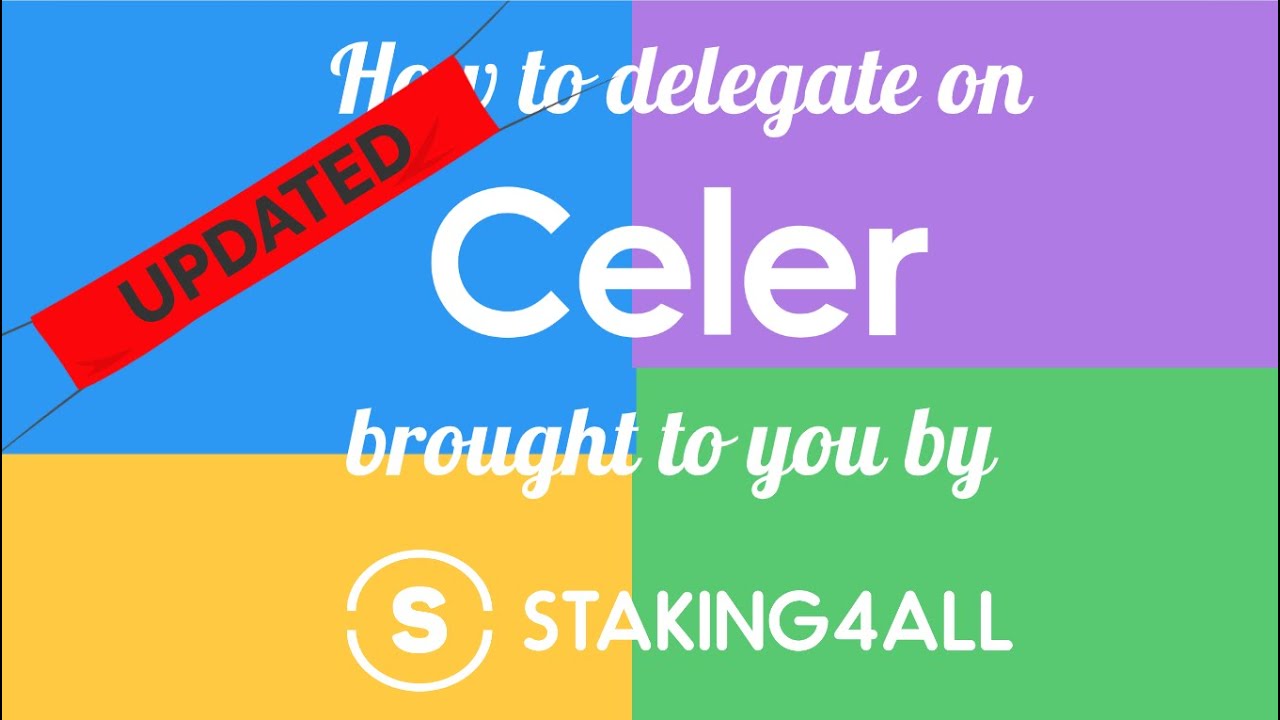 Updated - Delegating on Celer - YouTube