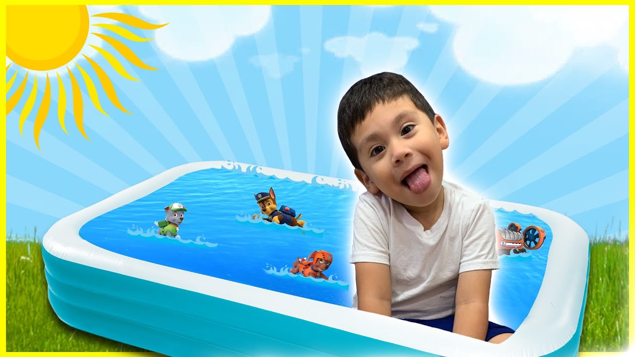 **SUPER RYAN & DADDY FUN SWIMMING POOL FUNDAY** Family Lounge Pool ...