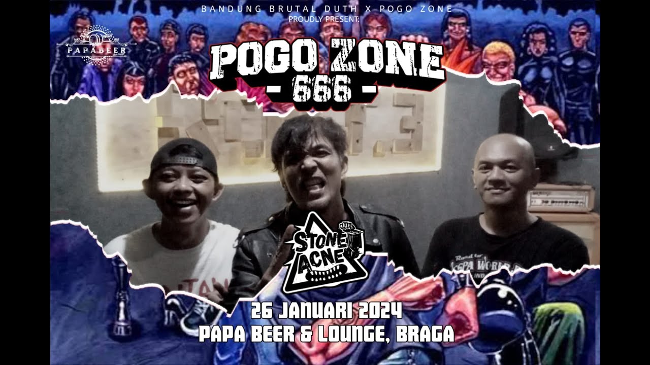 STONE ACNE LIVE AT POGOZONE 666 ~ PAPABEER BANDUNG - YouTube