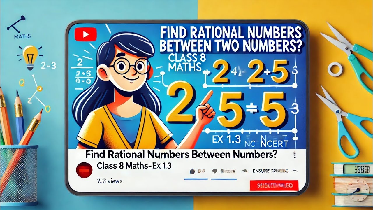 "Rational numbers | class 8 math |chapter 1 exercises 1.3| - YouTube