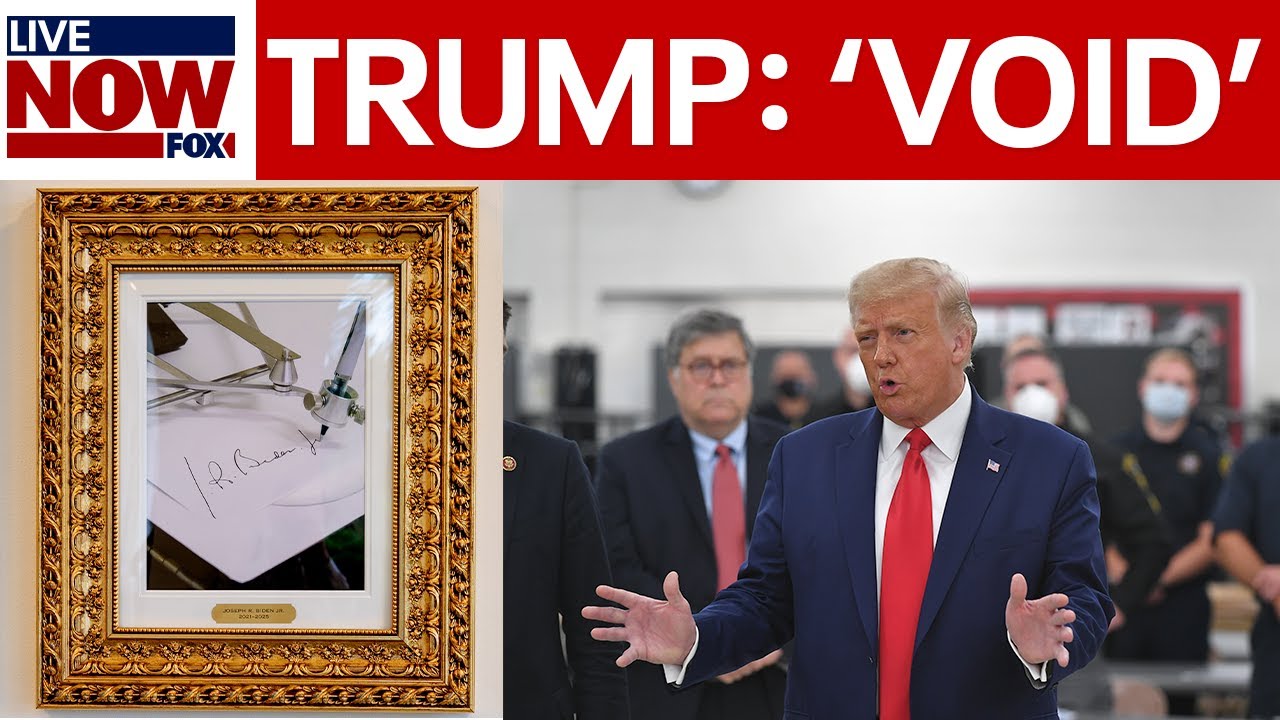 Trump doubles down on voiding Biden autopen actions - YouTube