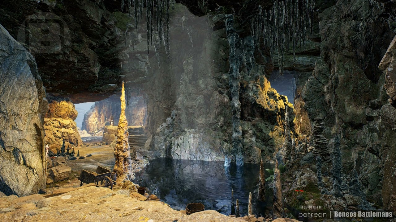 Werewolf Den Pond Scenery Demo | Curse of Strahd | Beneos Animated ...