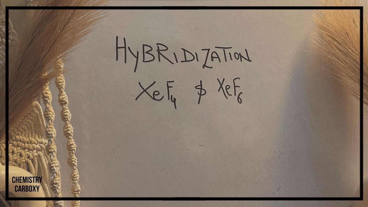 How to find Hybridization of Xef4 and Xef6 || Hybridization chemistry ...