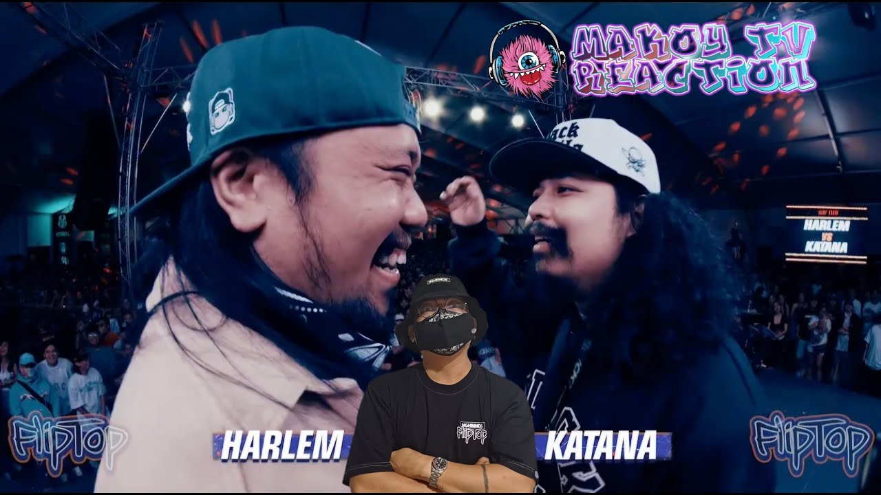 HARLEM VS KATANA | REACTION VIDEO | FLIPTOP | AHON 15 | IDOLS NA MAG ...
