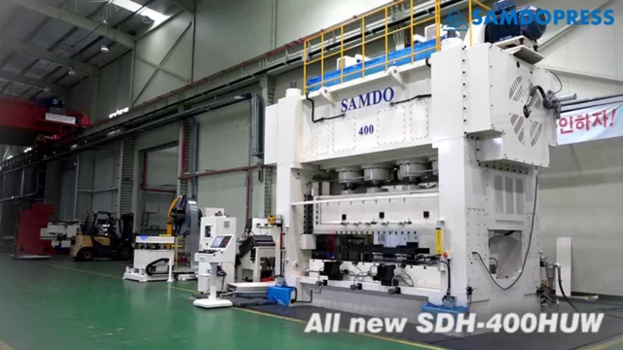 High production 400t press for motor core - YouTube
