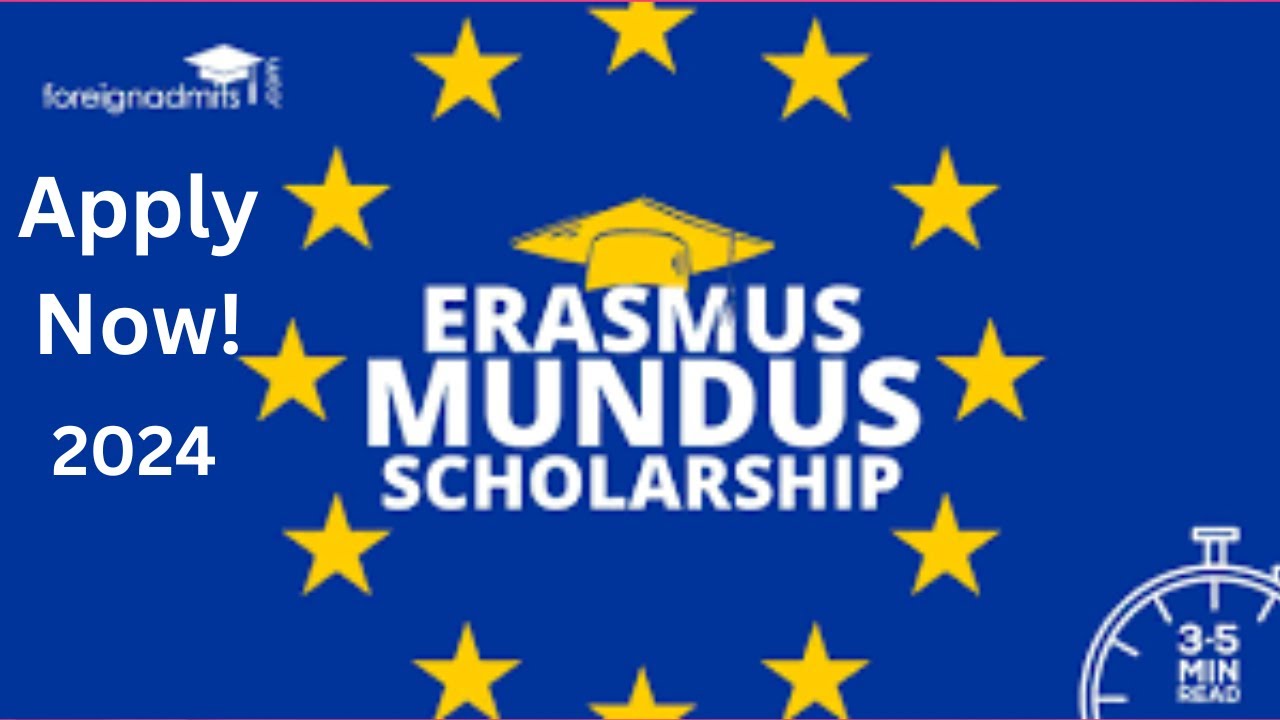 Apply Now: Erasmus Mundus Joint Masters Scholarship 2024 for International Students! | Fully ...
