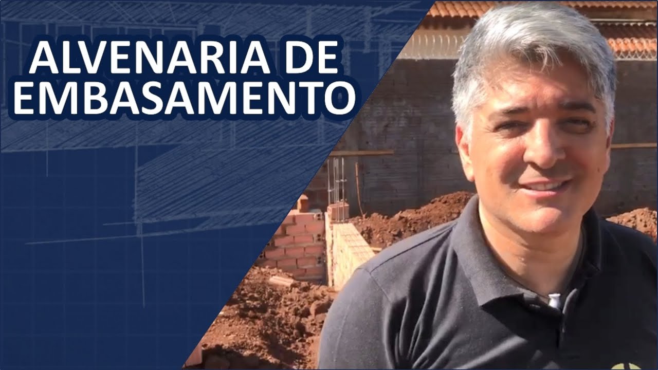 Alvenaria de Embasamento para apoio das vigas baldrames - YouTube