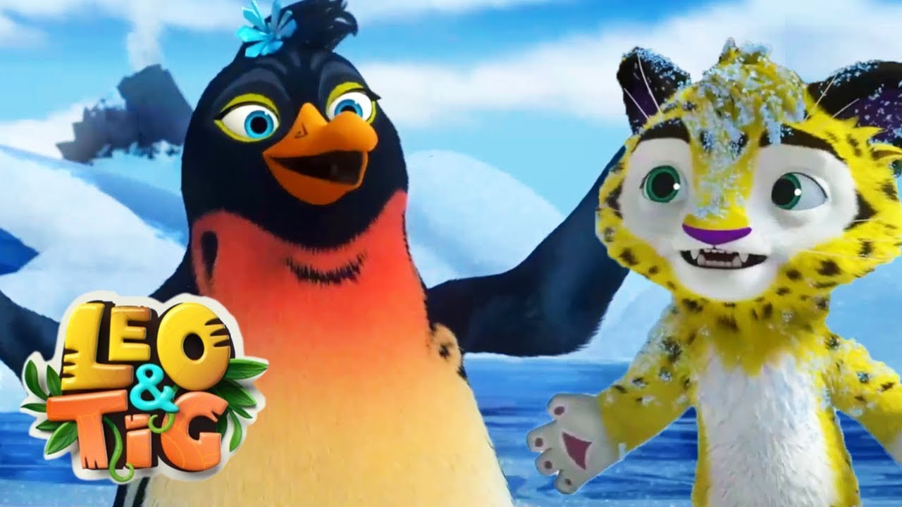 Leo and Tig 🦁 The Ice Ball - Episode 36 🐯 Funny Family Animated Cartoon ...