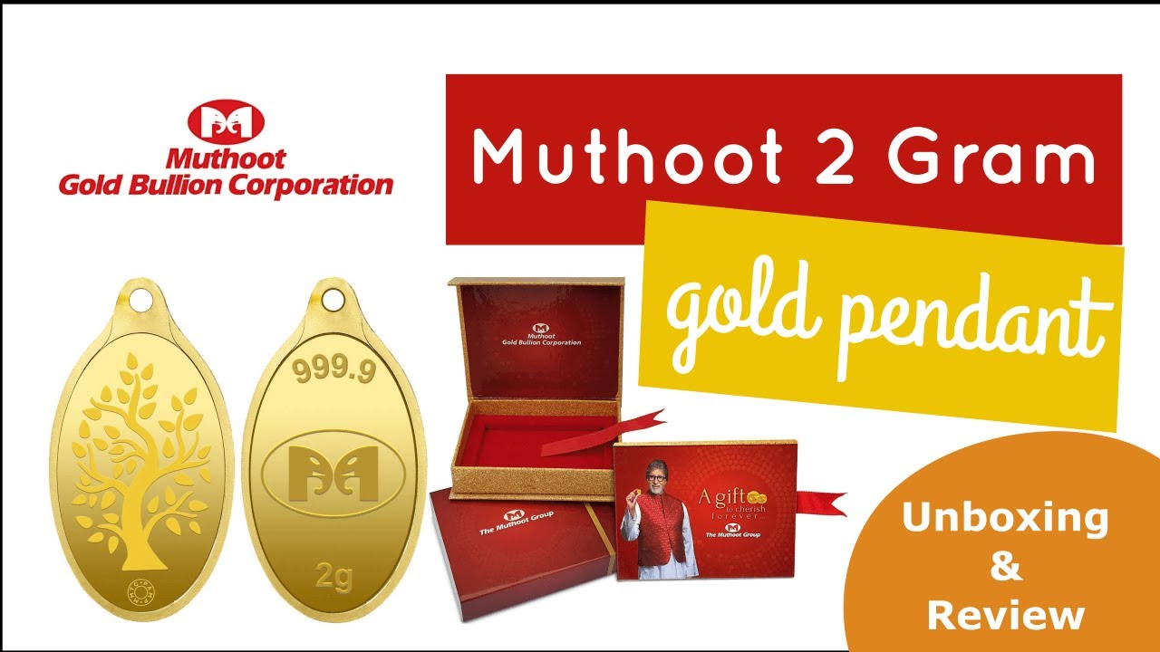 Unboxing and Review of Muthoot Gold Bullion Corporation 2 Gram Bodhi ...
