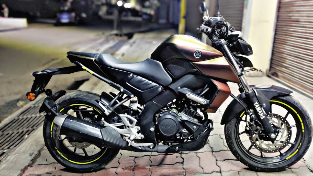 Yamaha #mt15 wrappping modified mt15, chamalion wrap - YouTube