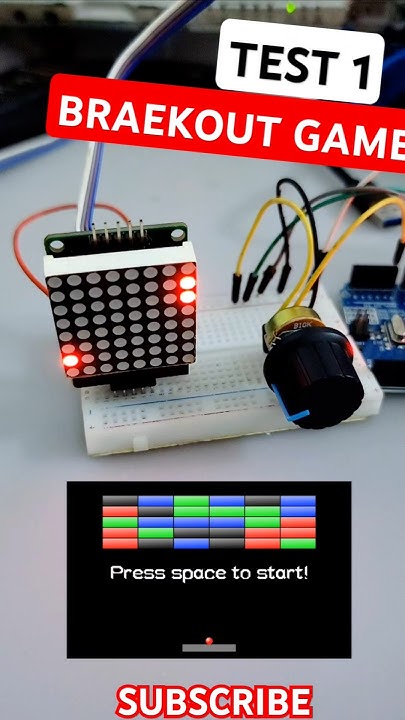 BREAKOUT GAMES PART1#arduinoprojects #arduino #scienceproject #science #electronique #diy - YouTube