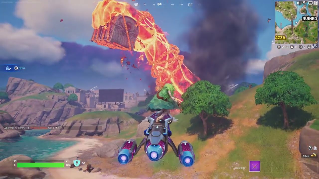 Fortnite Chapter 5 Season 2 Teaser Event - "The Hand" - YouTube