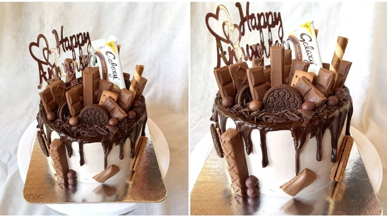Chocolate overload cake|Cake decorating| Eshaal's Mom - YouTube