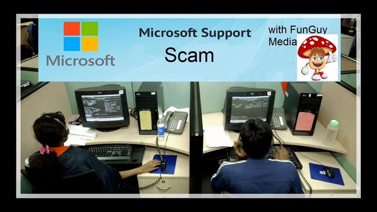 FunGuy Media saved me from a Microsoft scammer (funny colab). - YouTube