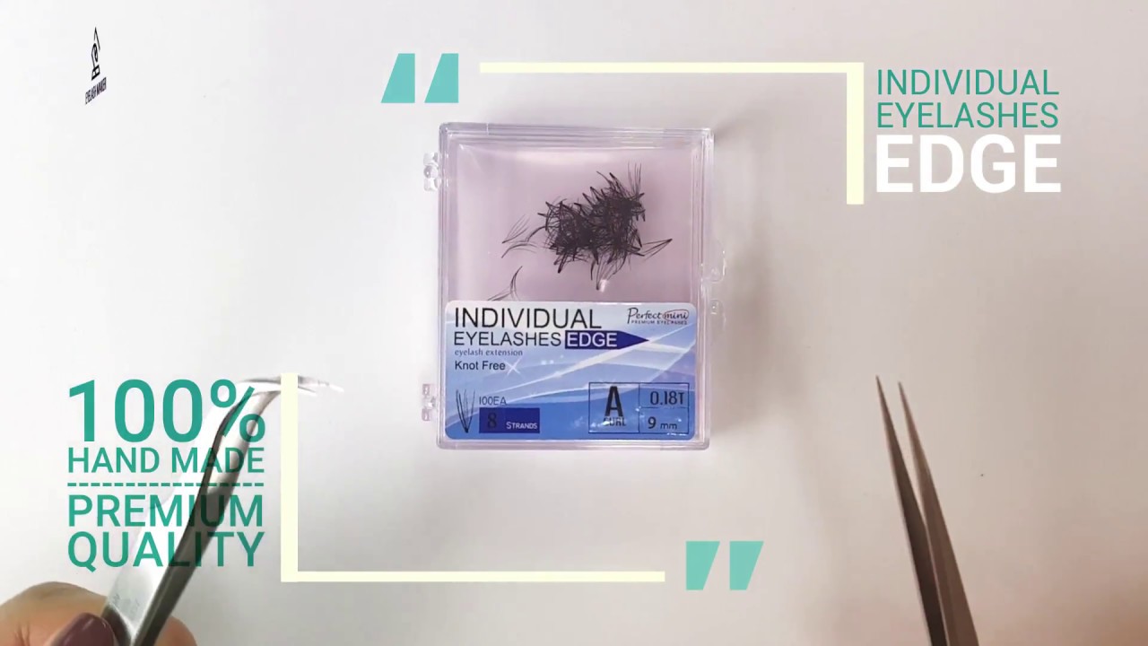 EYELASH MAKER - PERFECT MINI INDIVIDUAL EYELASHES EDGE - YouTube