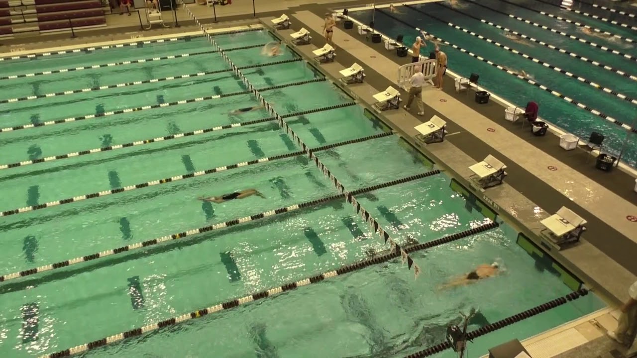 2020 Women's Intersquad Meet 200 Back - YouTube