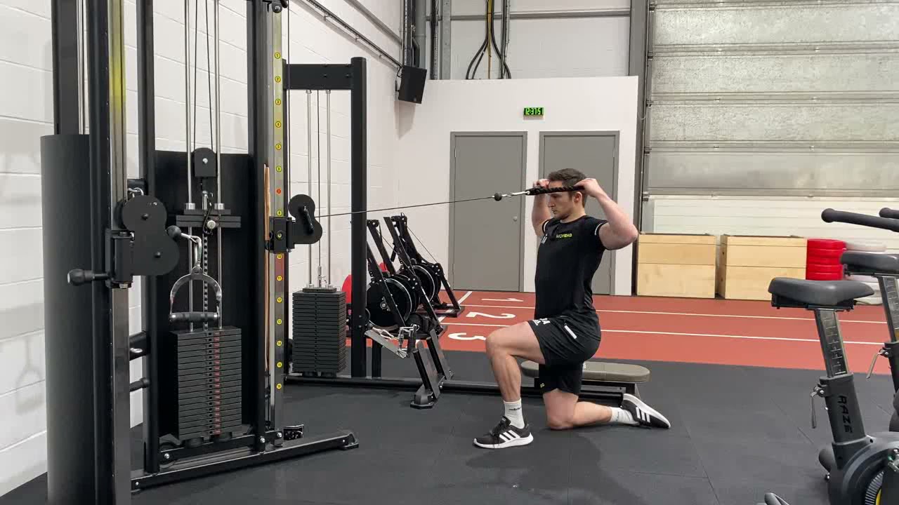 Cable Half Kneeling Facepull - YouTube