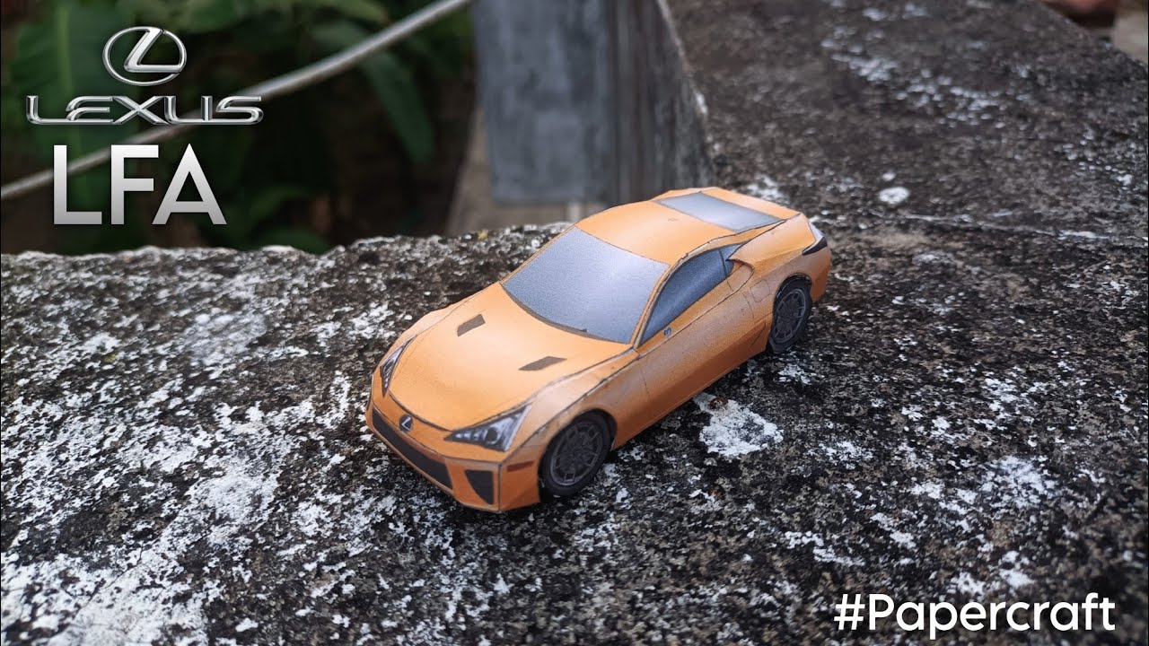 LEXUS LFA Papercraft by Gazoo Papercrafts - Lexus LFA easy papercar ...