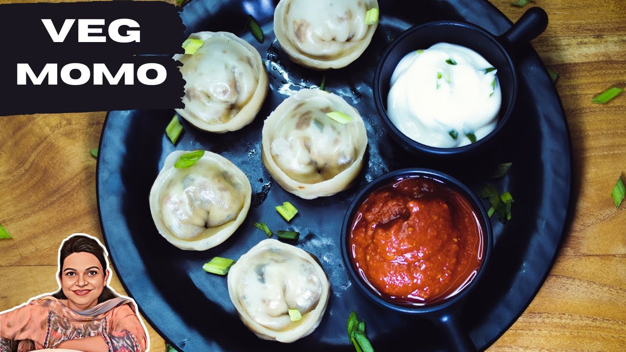 Veg Momo's || वेज़ मोमोस || Easy Recipes by #cookwithbanker - YouTube