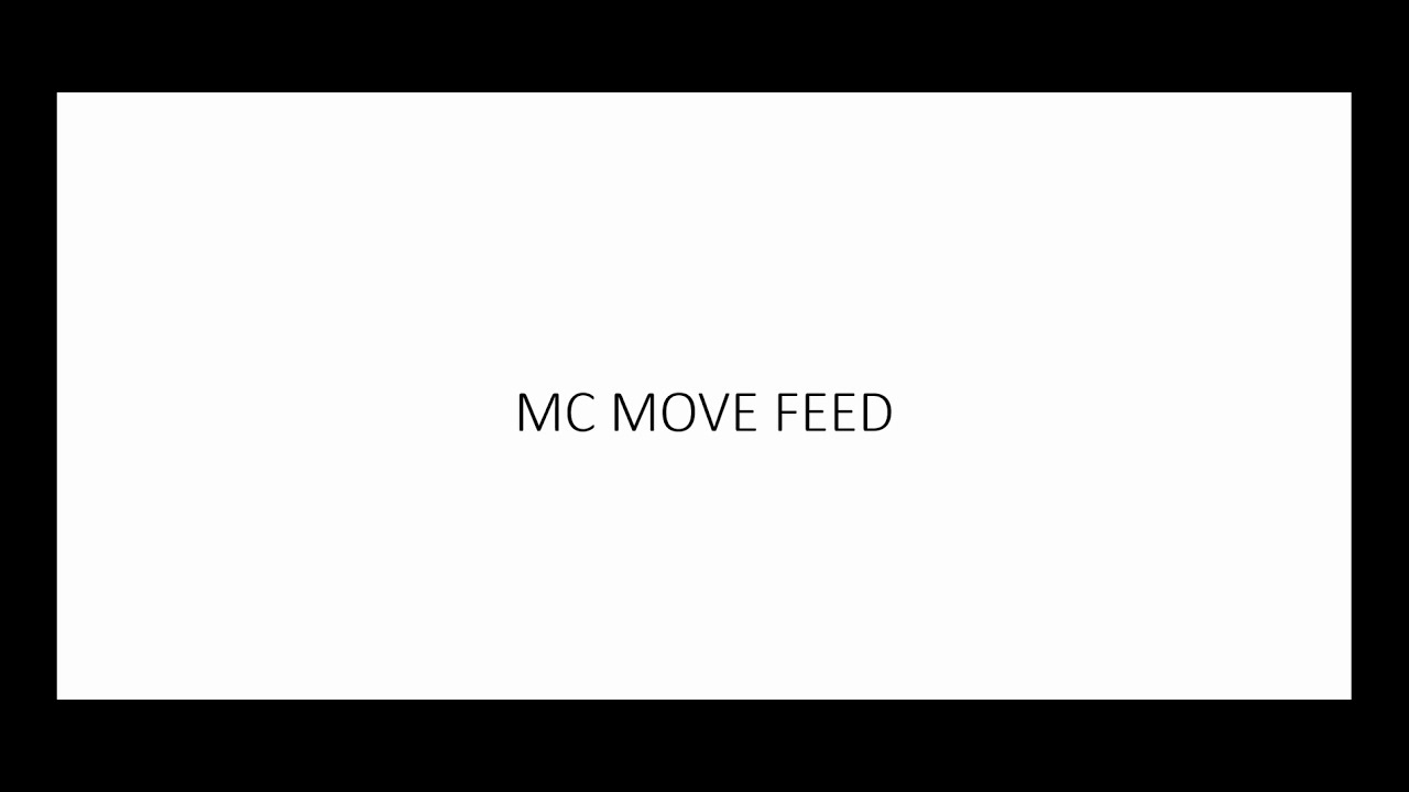 Hareket Kontrol Sistemleri-37-MC Move Feed - YouTube
