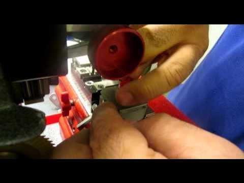 Cutting a regular key by code on Laser Key Products 3D Pro Extreme ...