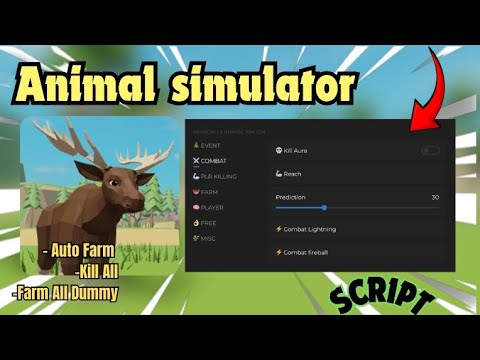 Animal Simulator Script! (OP!!!) Infinite Exp, Kill Aura, & More! - YouTube