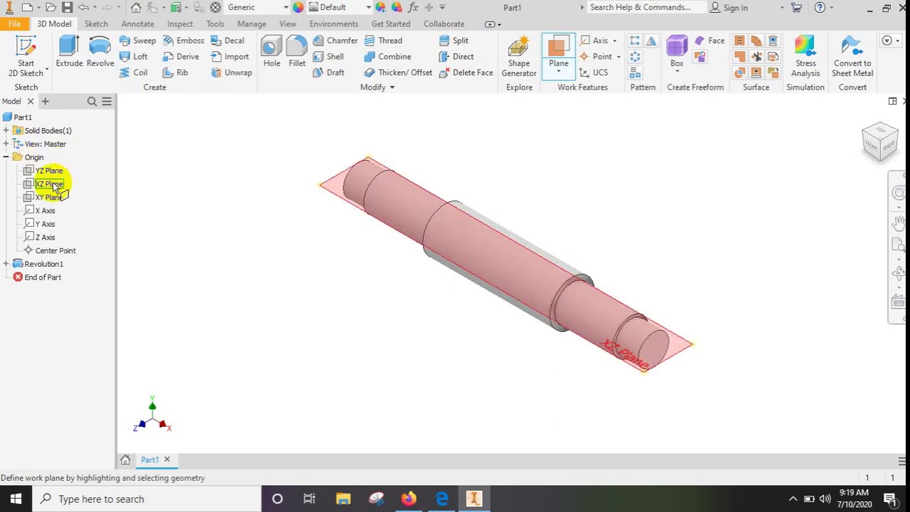 Belajar AUTODESK INVENTOR PROFESSIONAL 2020 - Membuat SHAFT - YouTube