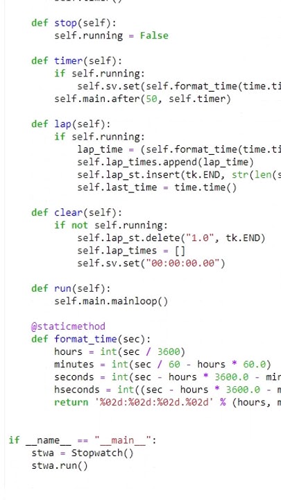 Stopwatch 2.0 with laps - YouTube