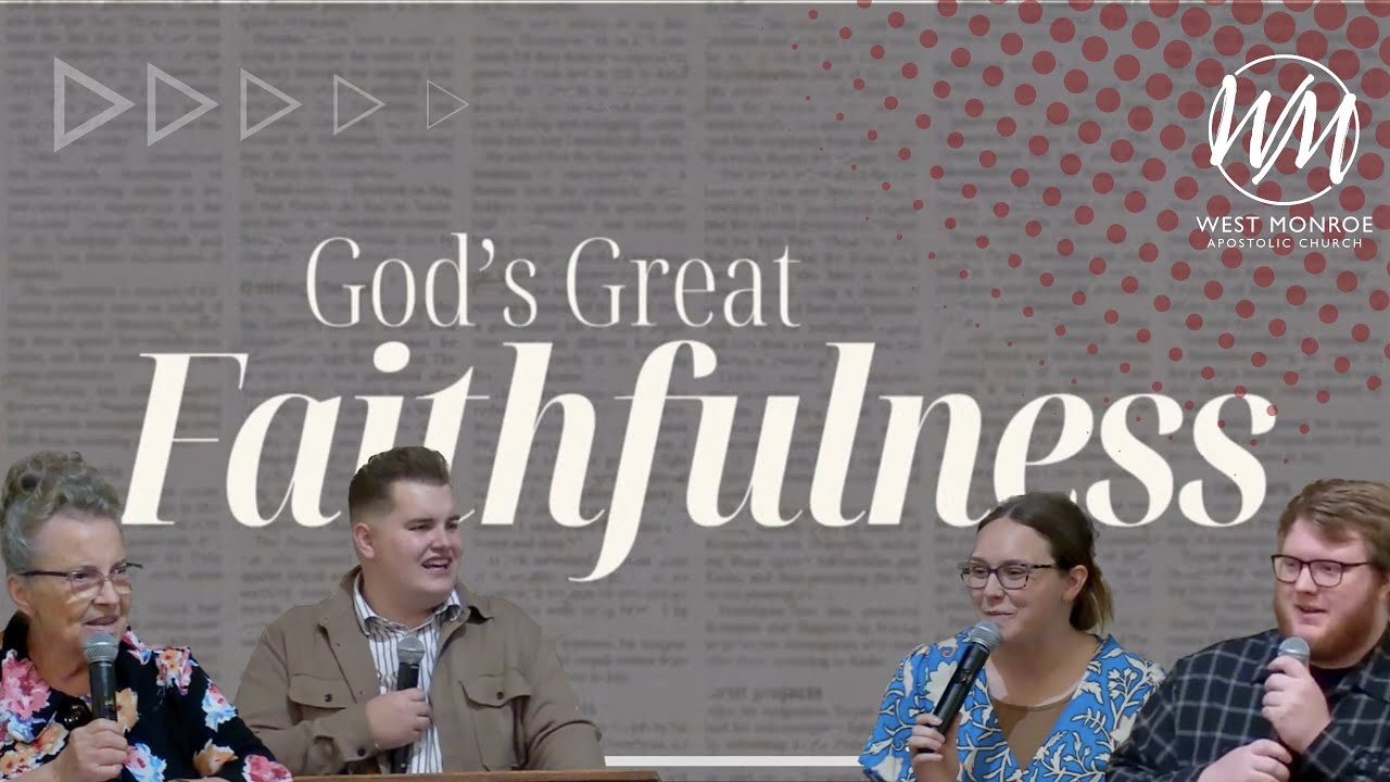 God's Great Faithfulness | 10-1-2023 | Jordan Griffith - YouTube