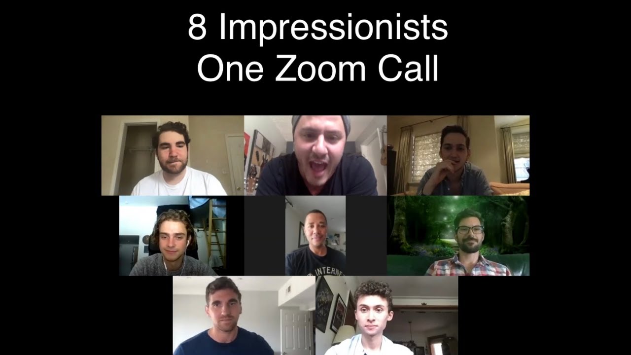 8 Impressionists - ONE ZOOM CALL! - YouTube