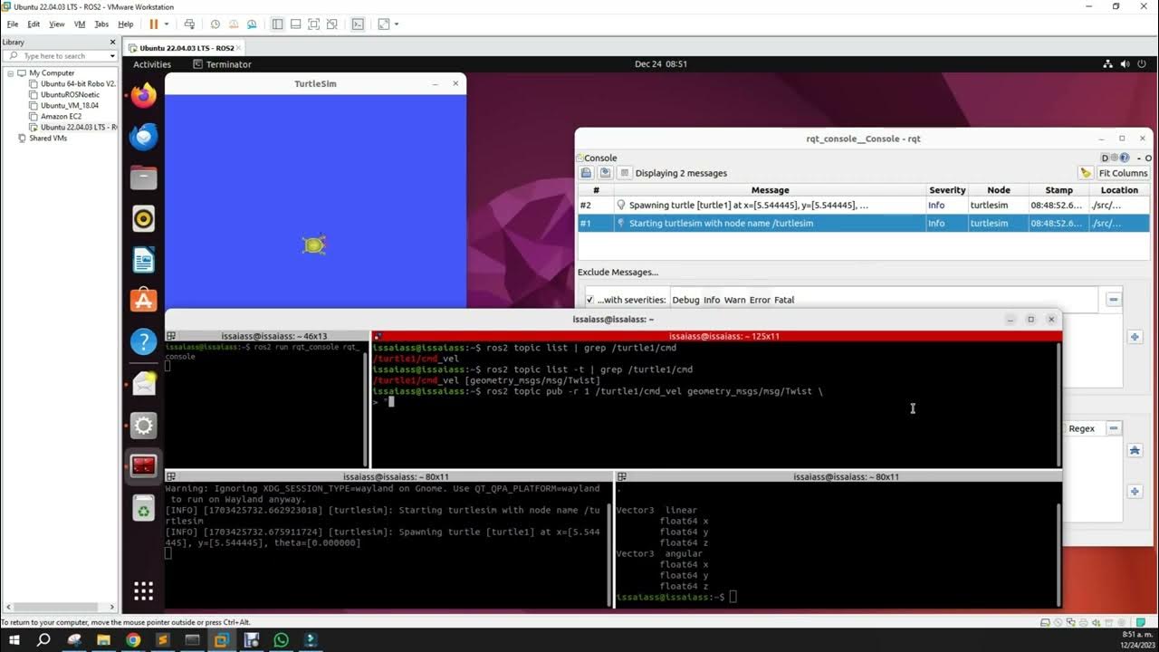 ROS2 Basics - CLI Tools - rqt console - YouTube