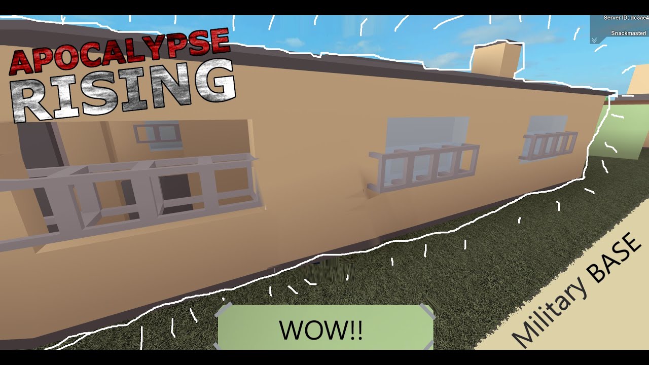 MILITARY BASE! (Apocalypse rising) - YouTube