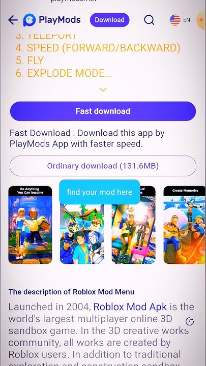 How to download roblox hack mod apk #robloxshorts - YouTube