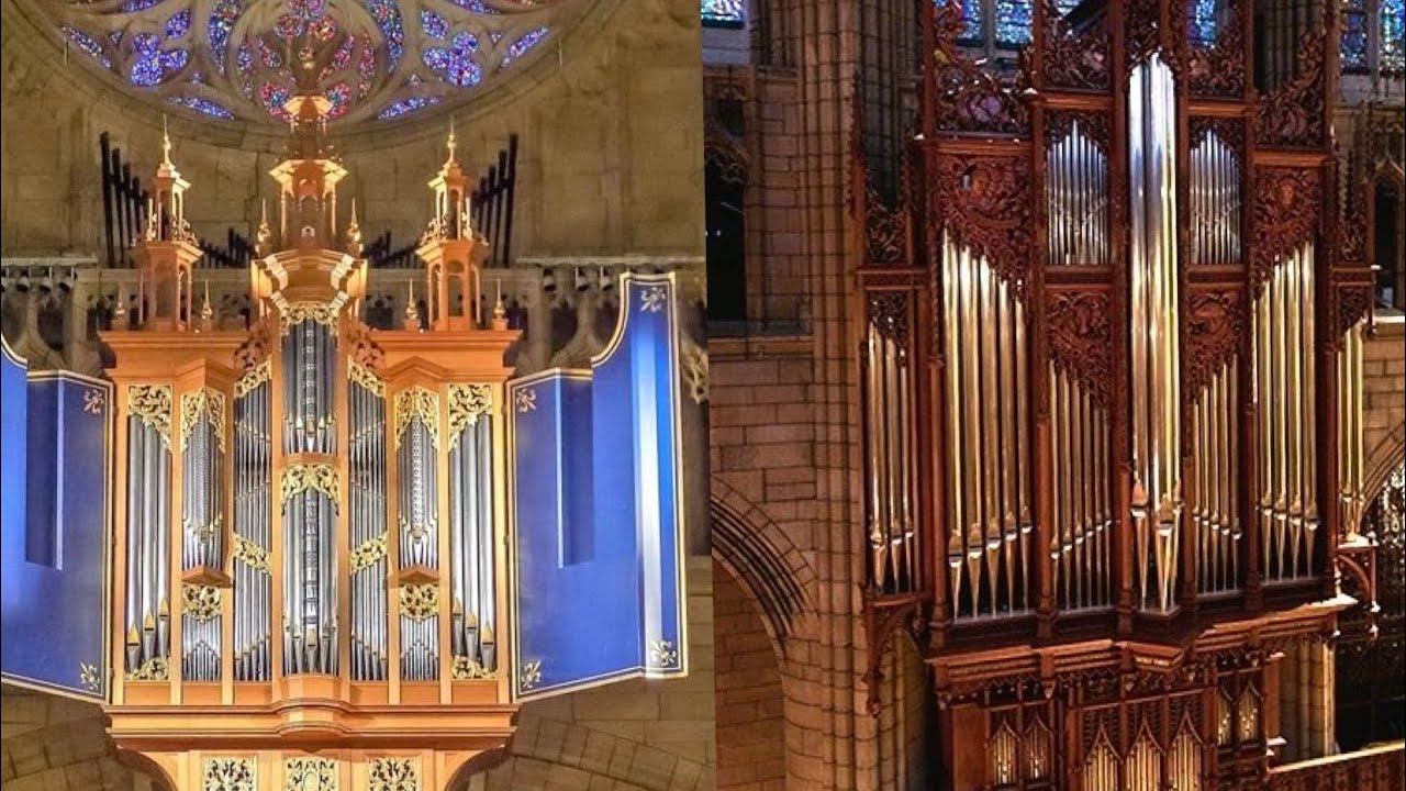 TWO HUGE organs in one HUGE church! Organs of St. Thomas NYC - YouTube