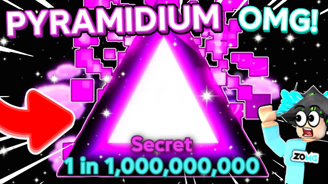 1e-07% 💜🥳 GOT #1 PYRAMIDIUM in Bubble Gum Simulator INFINITY - YouTube
