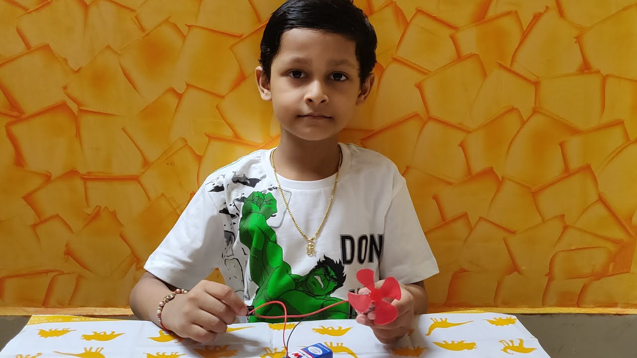 Battery Operated Fan | School Project - YouTube
