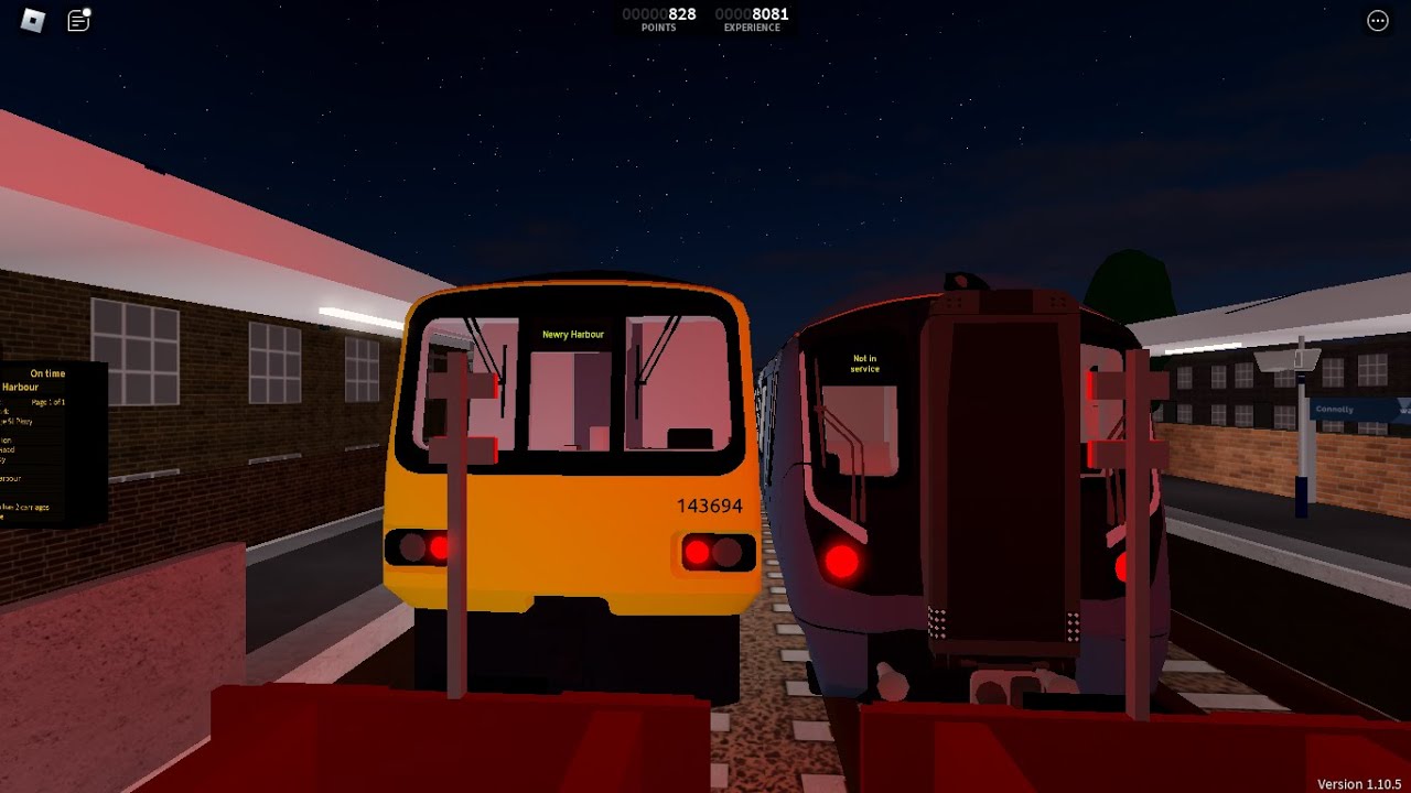 Driving the Class 143 from Connolly - Newry Harbour (Roblox SCR V 1.10. ...
