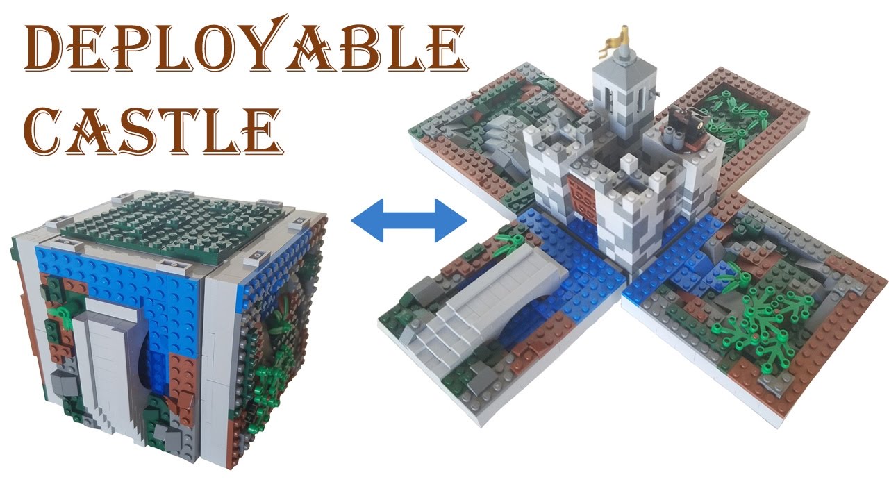 Lego Castle MOC | Deployable and Travel Size - YouTube