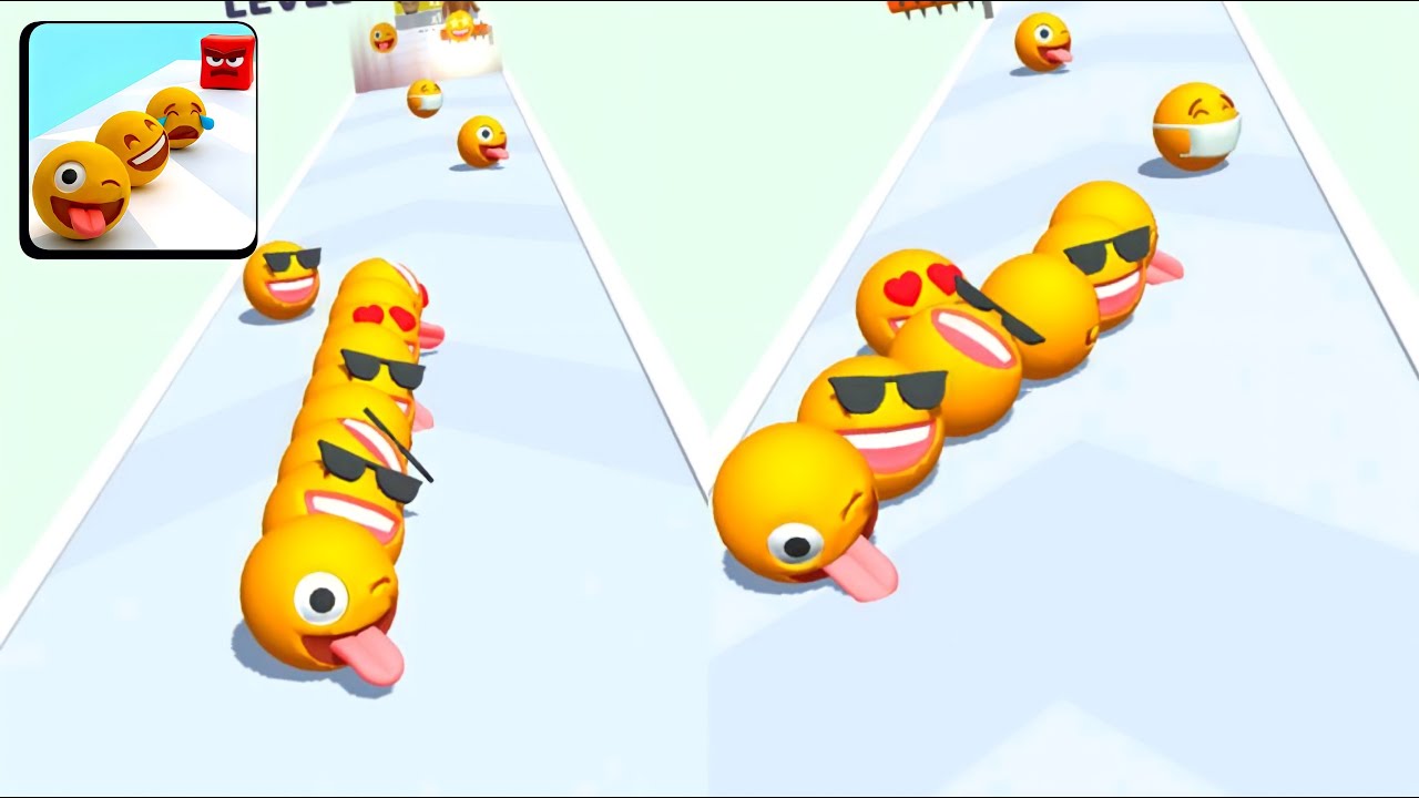 Android iOS Casual Games All Levels Gameplay Trailer - Emoji Stack ...