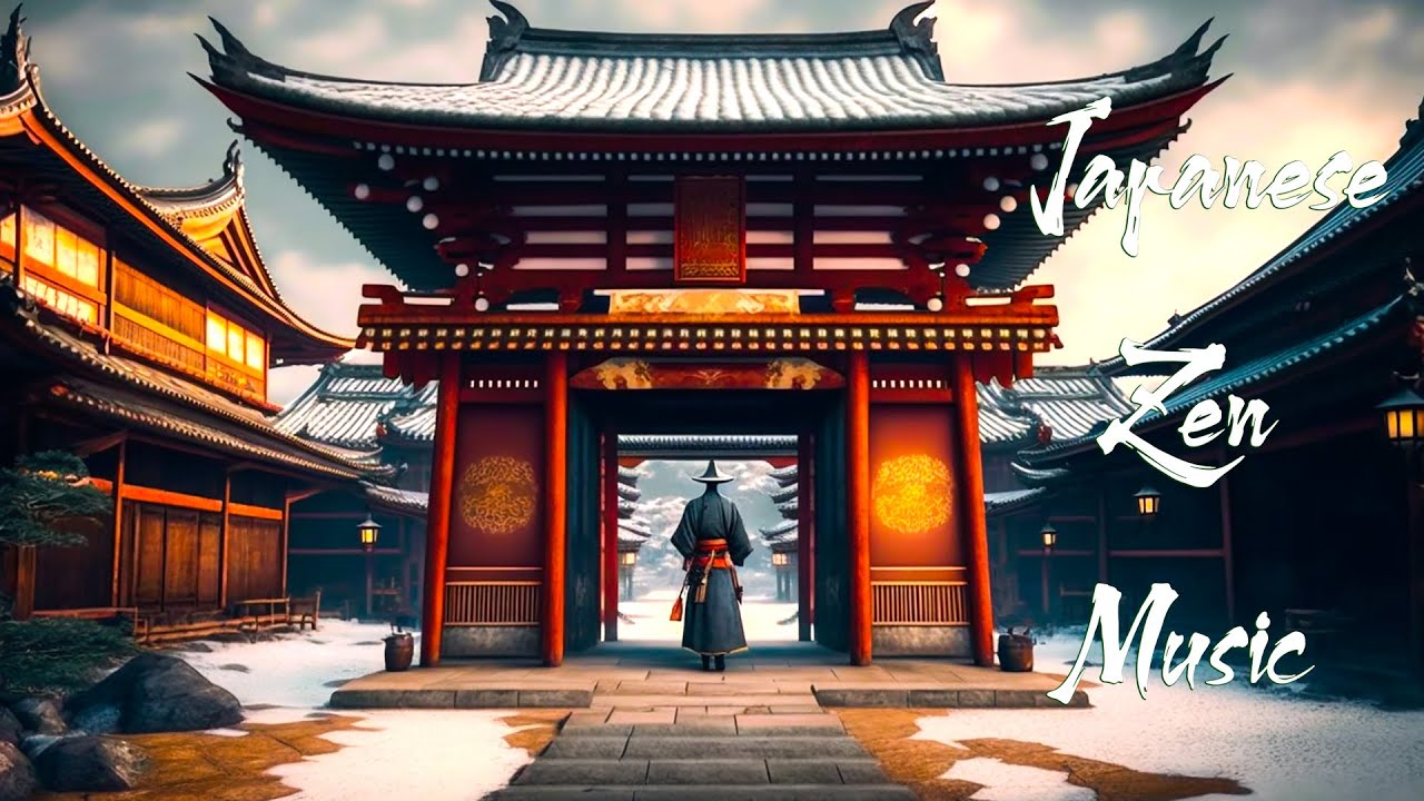 Japanese Winter Ambient with Flute Sounds Background - Sleep ...