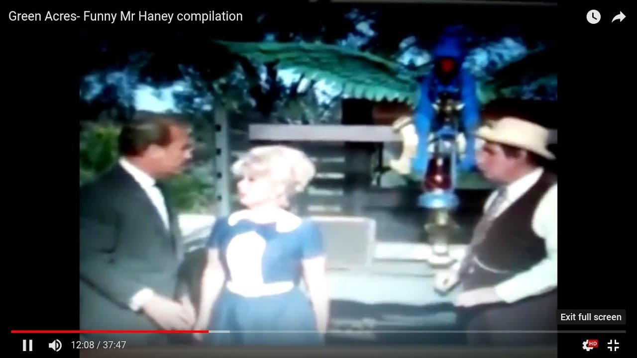 Green Acres: Funny Mr. Haney scenes - YouTube