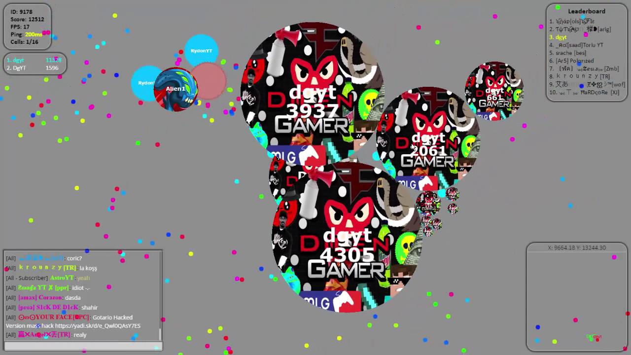 Gota.io//GamePlay//Skin with the fan - YouTube