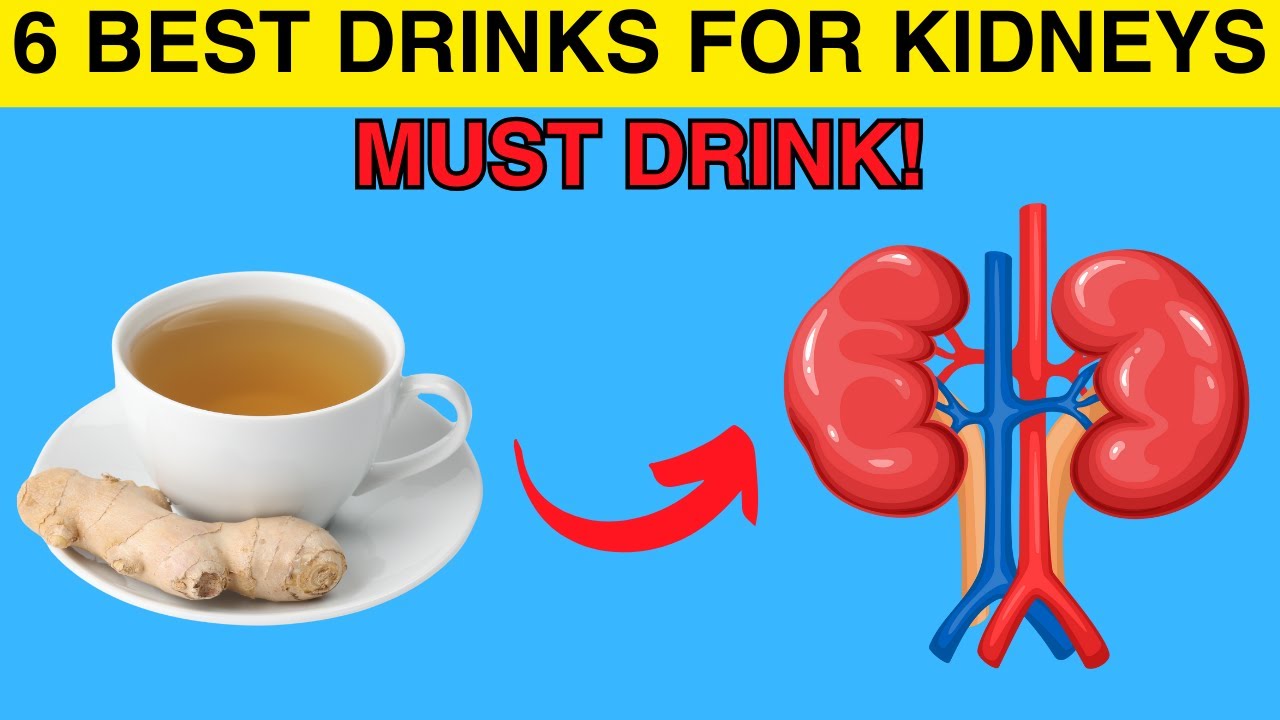 6 BEST Natural Drinks For Your Kidney Health - YouTube